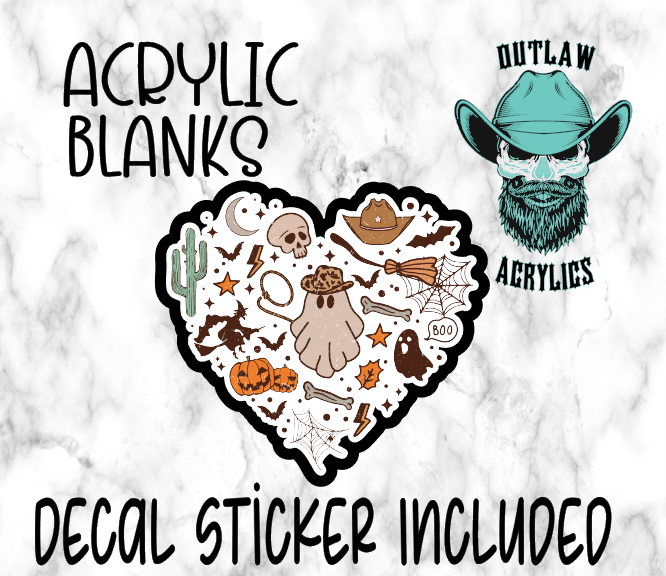 A Little Bit Dramatic Acrylic & Decal Set - Outlaw Acrylics