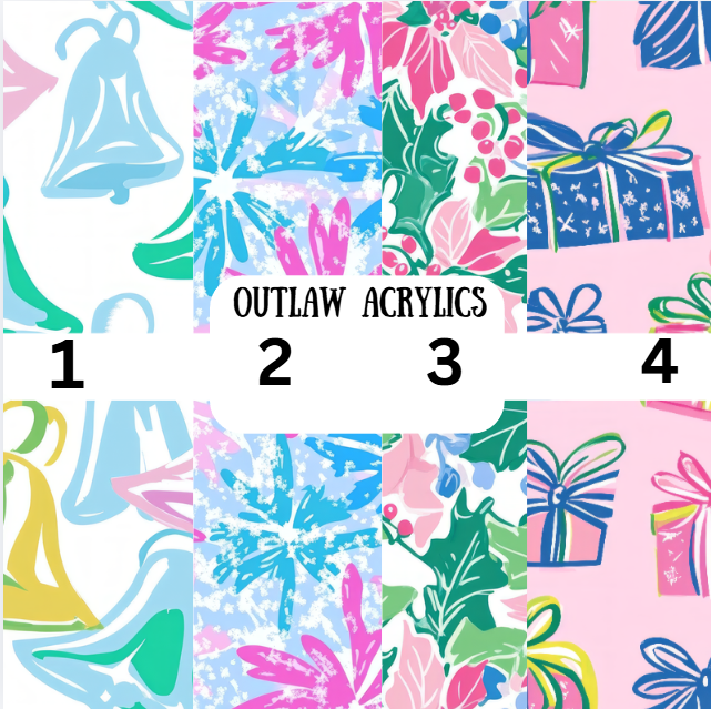 Preppy Christmas Vinyl – Outlaw Acrylics